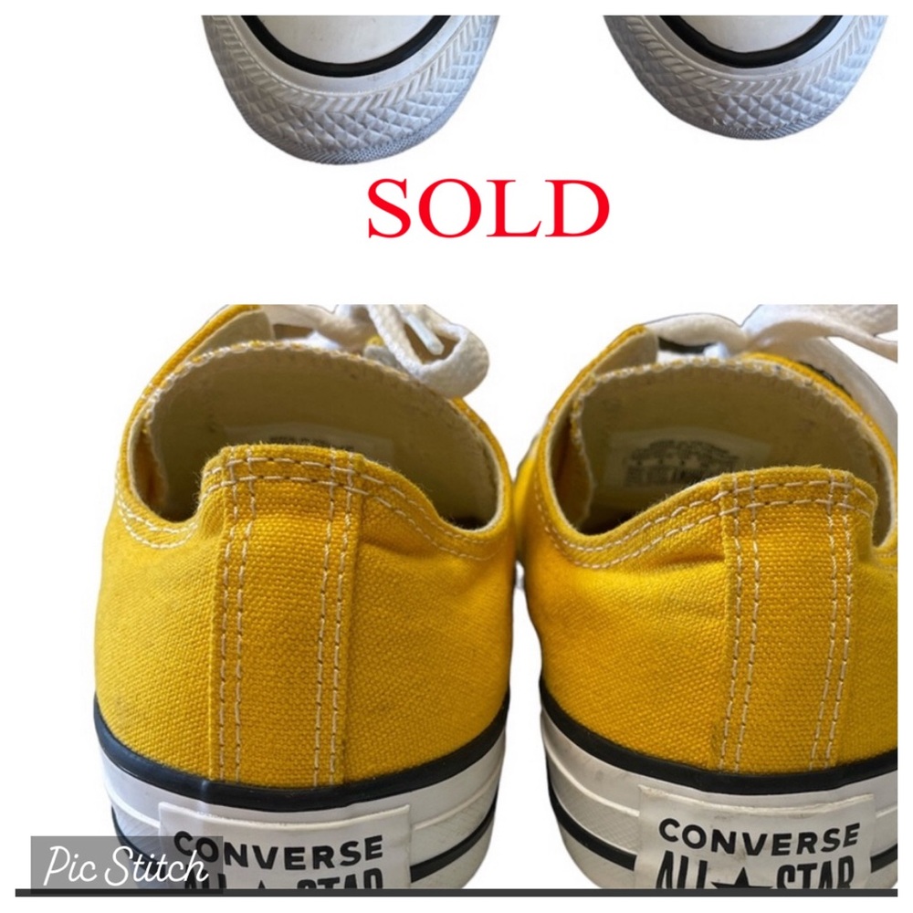 Converse Unisex Chuck Taylor Low Cut Yellow Tennis Sh… - Gem